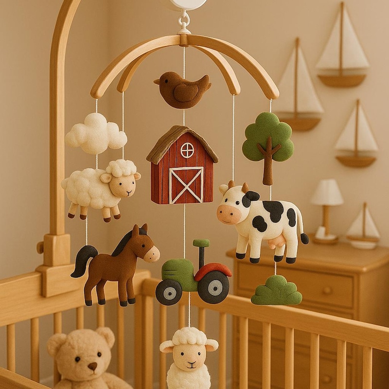 Bunny Mobile Handmade - Etsy