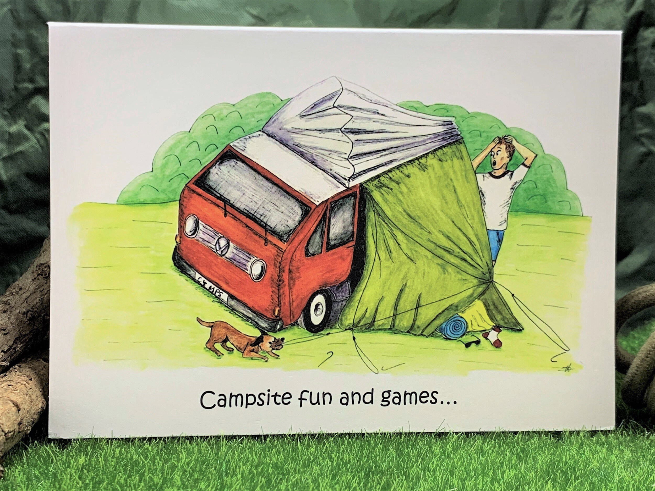 Camping and Campervan Card Always Fun to Be Had With a - Etsy