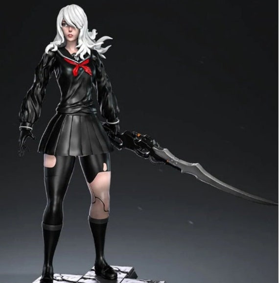 10cm NieR Automata Android 2B Action cute game Figure Dolls & Action ...