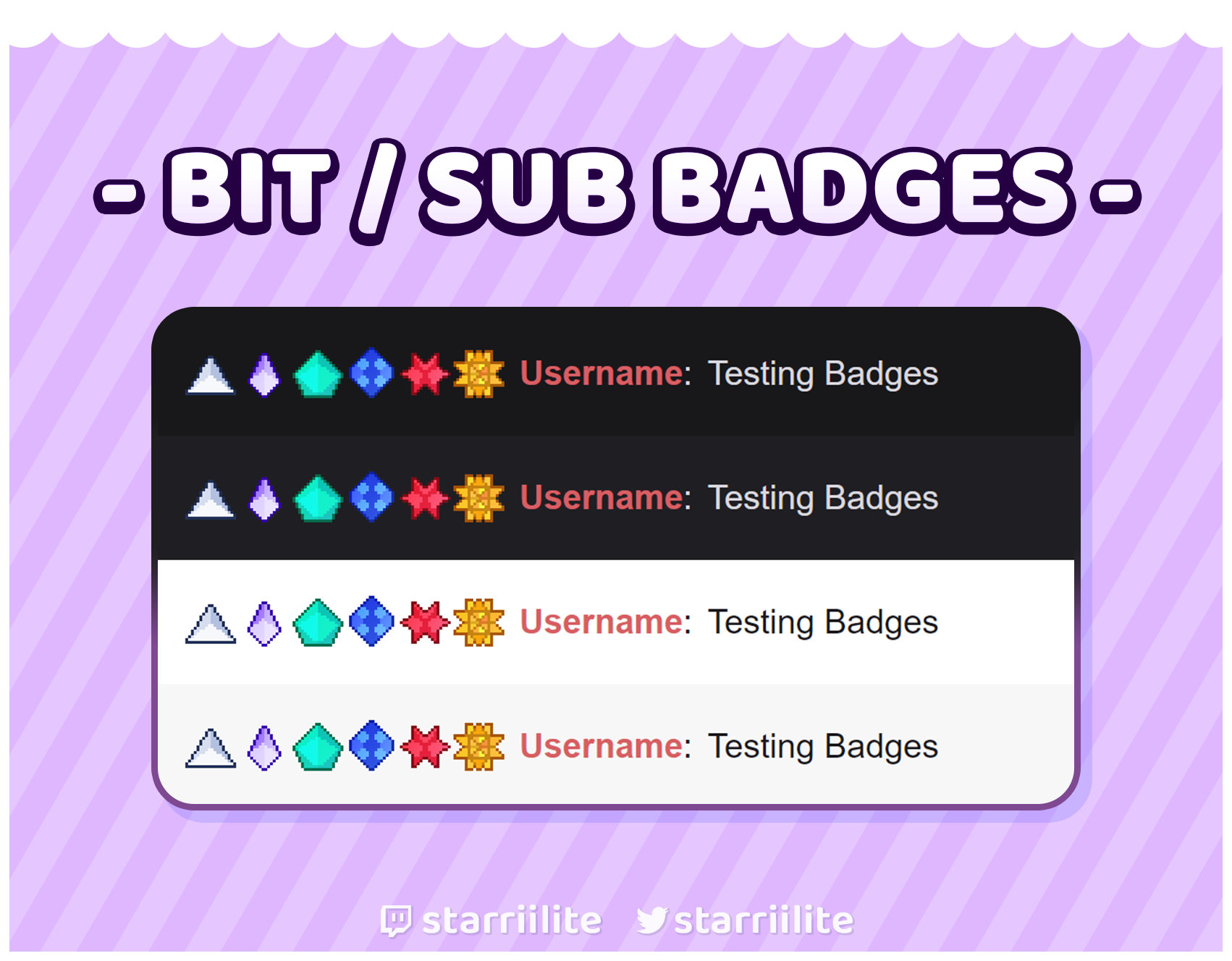 Throwable/bits Badges : Twitch Bits (2D) - Vtuber Streaming Assets for ...