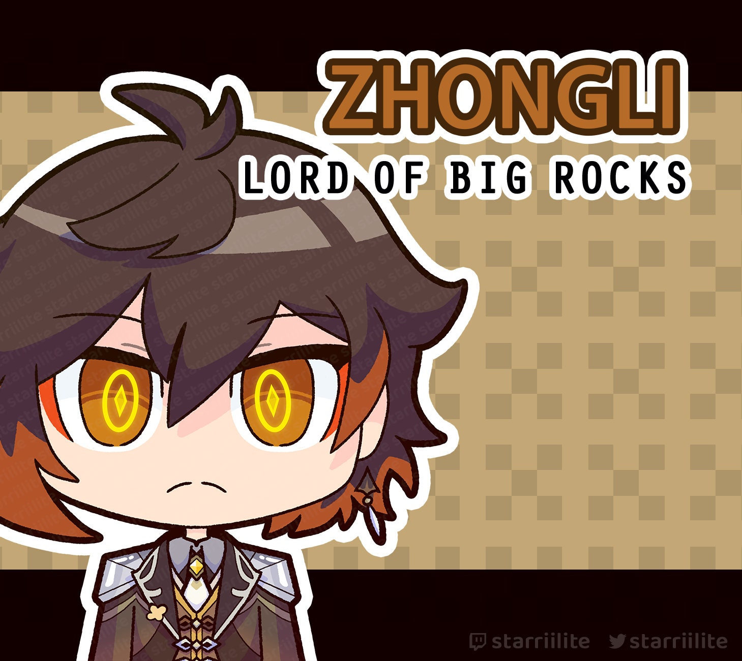 Zhongli Genshin Impact Pngtuber / Twitch Streamer / Discord Reactive ...