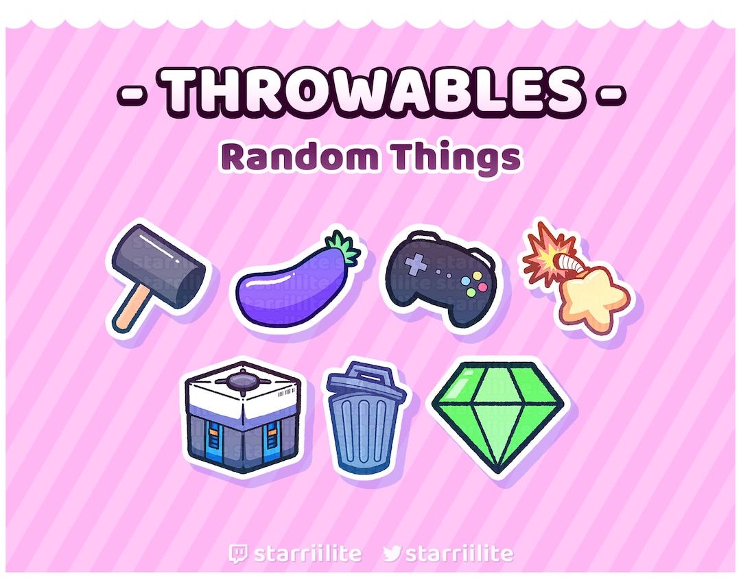 Throwable : Random Things (2D/3D) - Vtuber Streaming Assets for Vnyan ...