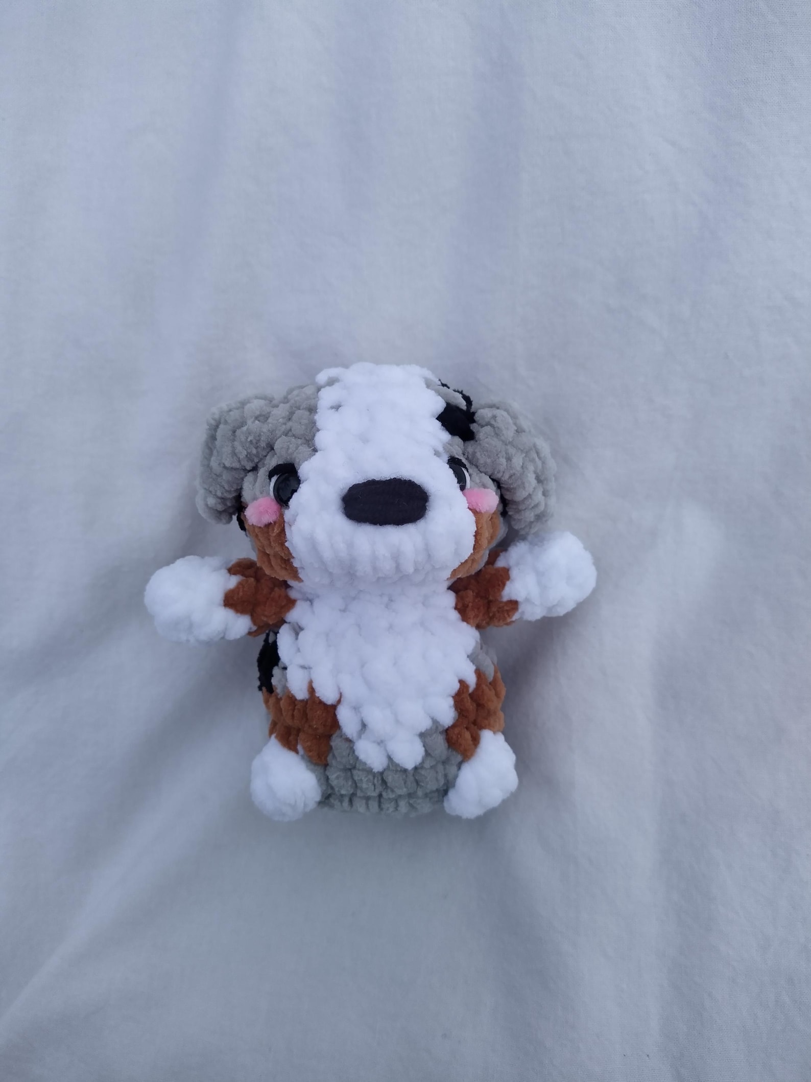 NO SEW Australian Shepherd Crochet Pattern, Dog Animal Plushie PDF ...