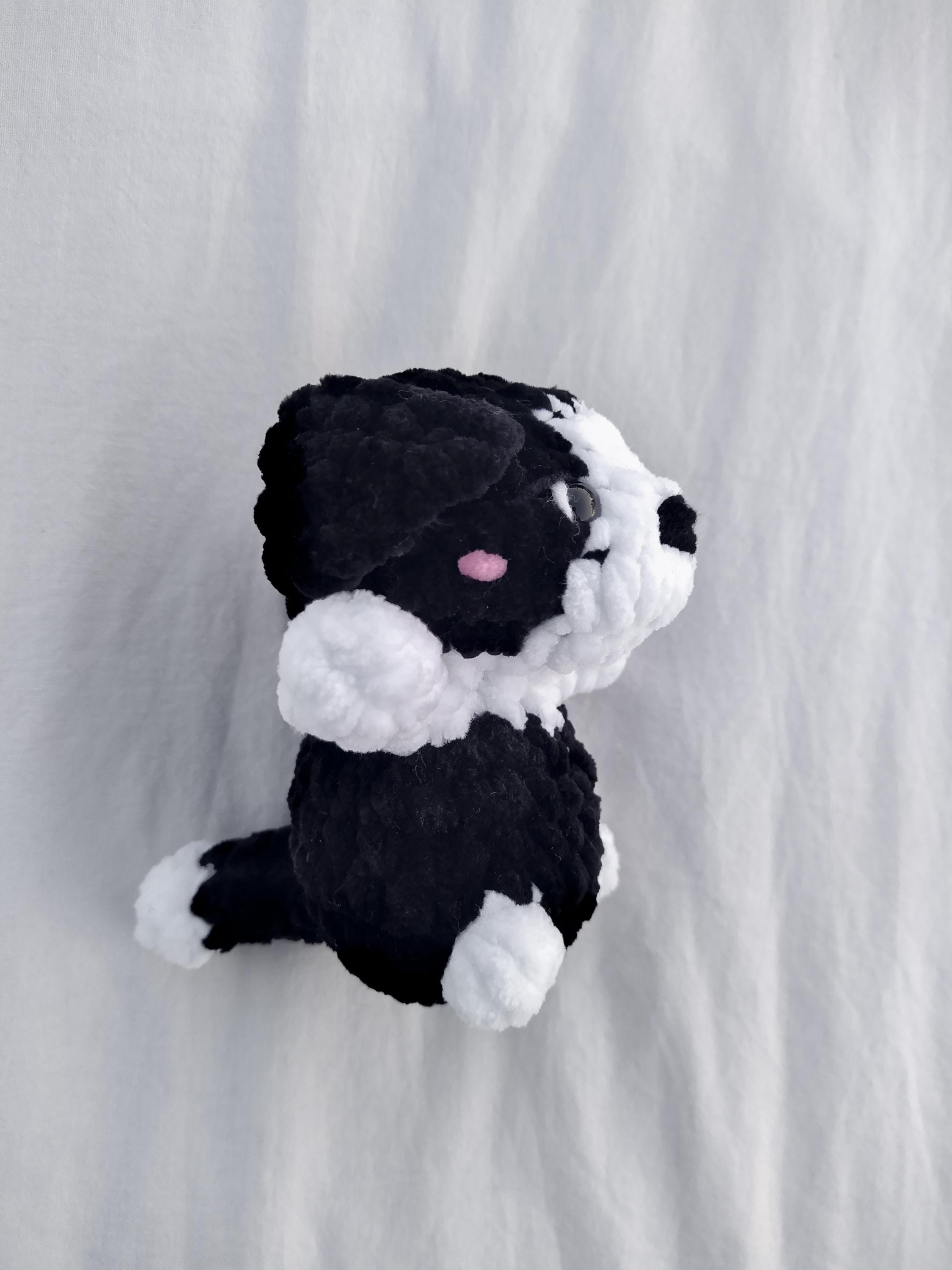 NO SEW Border Collie Crochet Pattern, Dog Animal Plushie PDF, Amigurumi ...