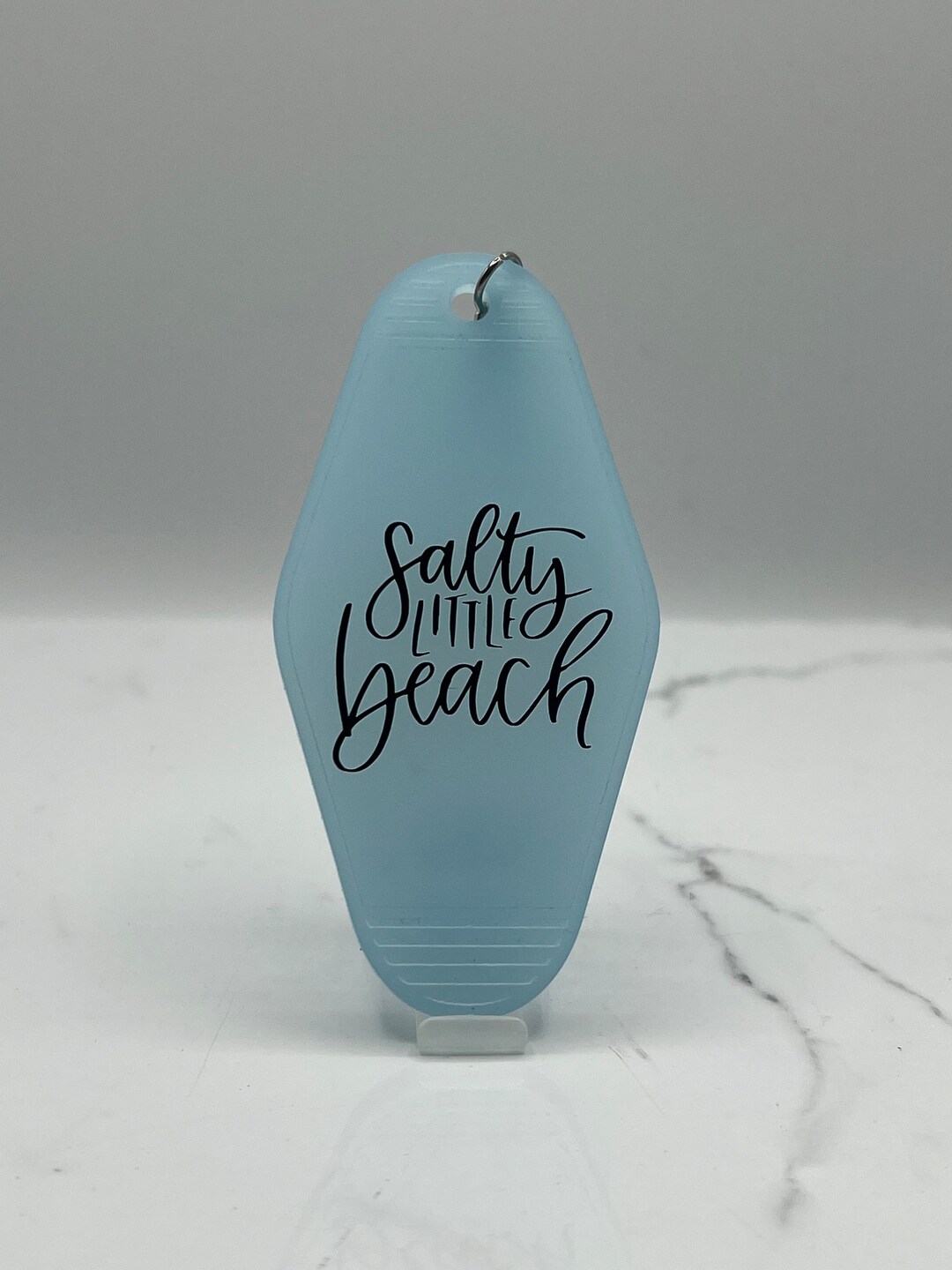 Salty Little Beach Key Tag, Hotel Key Chain, Retro Hotel Keychain ...