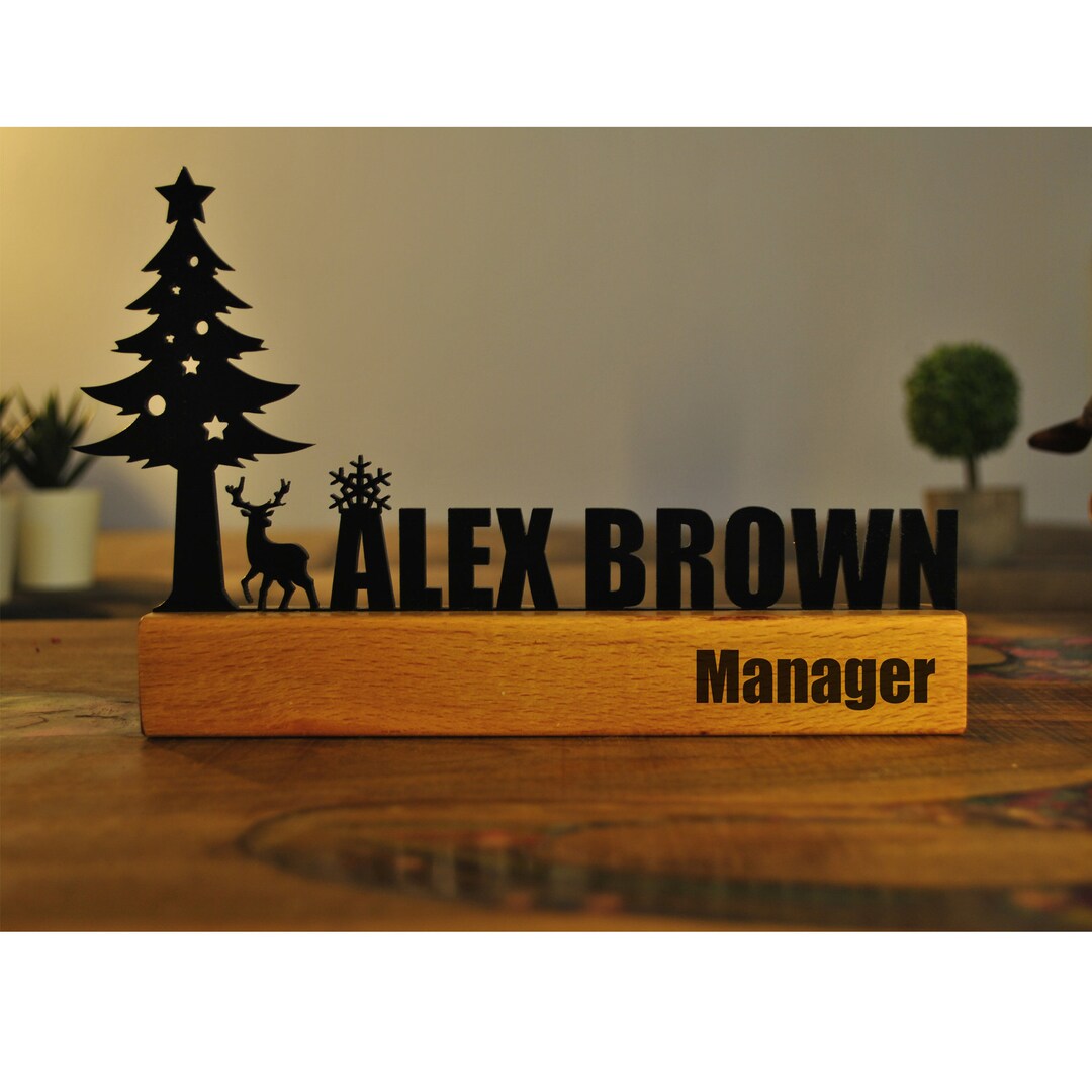 Desk Name Plate, Name Plate for Desk, Custom Design Desk Name Plate ...