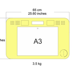Portable Drawing Board for A3 Writing Desk Writing Table Sketching ...