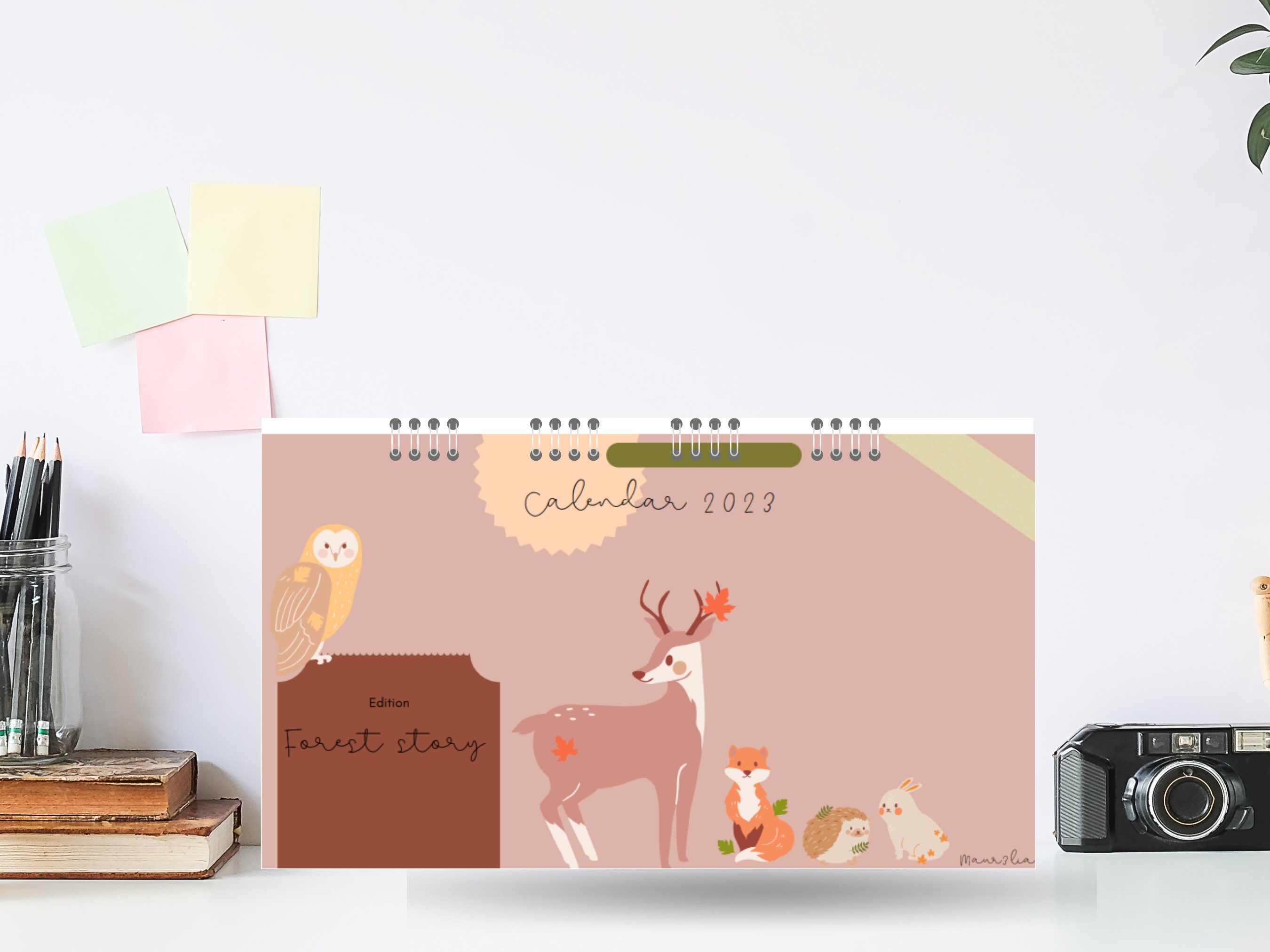 Cozy Calendar 2023, Forest, Story, Year 2023, 2023, Animated, Animals ...