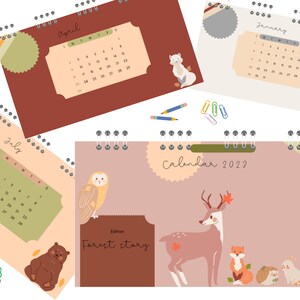 Cozy Calendar 2023, Forest, Story, Year 2023, 2023, Animated, Animals ...