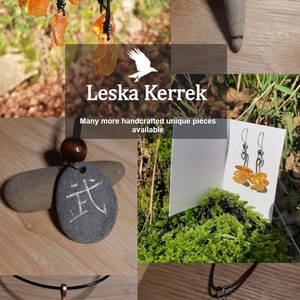 Carved Antler Fehu Luck Rune Pendant Necklace | Viking Necklace - Etsy