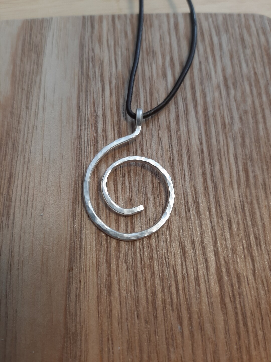 Silver Celtic Spiral Necklace, Silver Swirly Necklace - Etsy