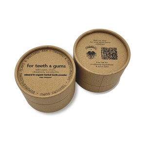 For Teeth & Gums | Mineral and Organic Herbal Toothpaste Powder - Etsy