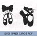 Ballet Shoes Svg | Ballet Slippers Svg Png Jpg Pdf | Ballet Bundle Svg ...