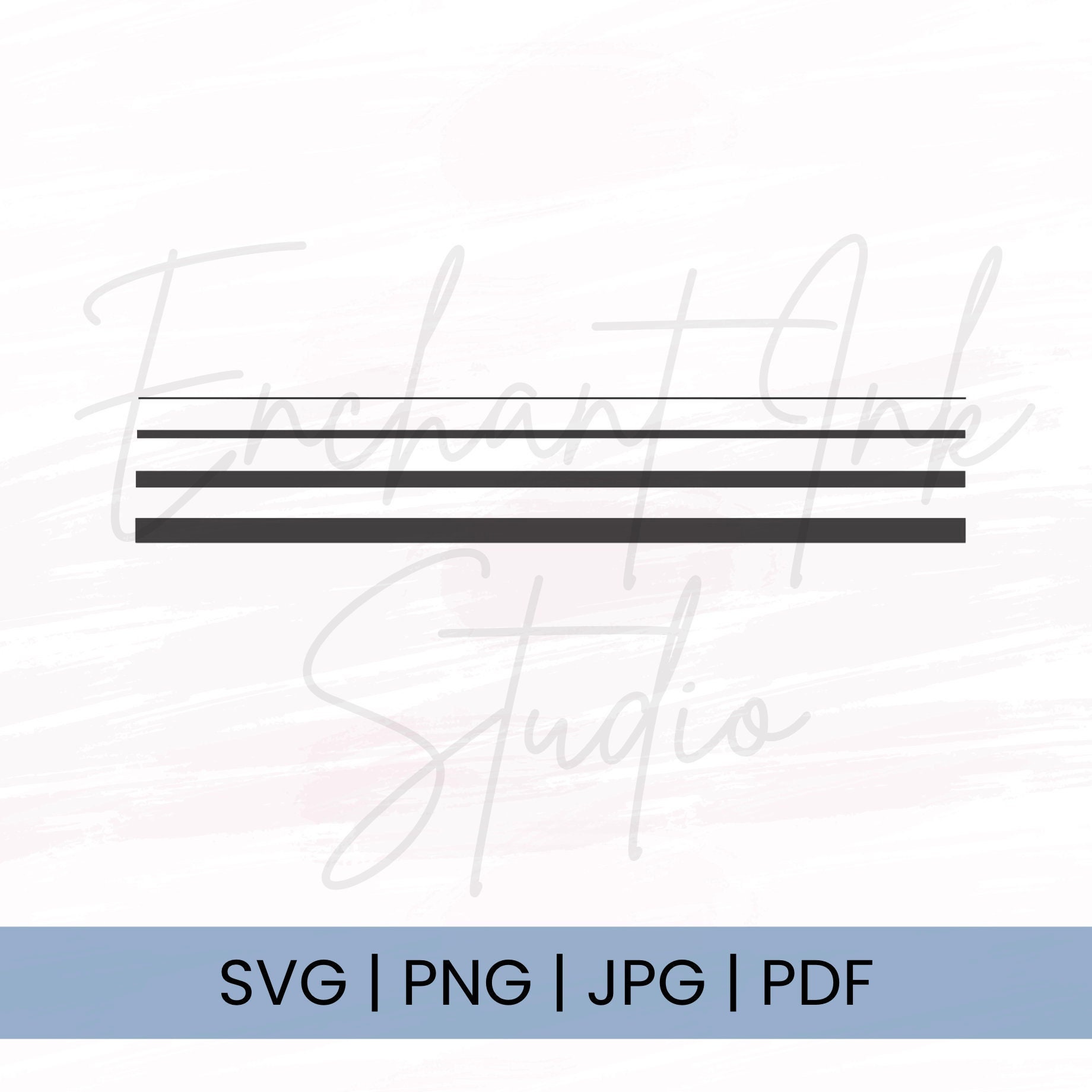 Straight Lines in Different Strokes | Svg | Png | Straight Line Strokes ...