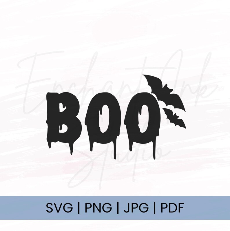 Boo Svg | Halloween Svg | Boo Crew | Boo Bats Svg Png Jpg Pdf ...
