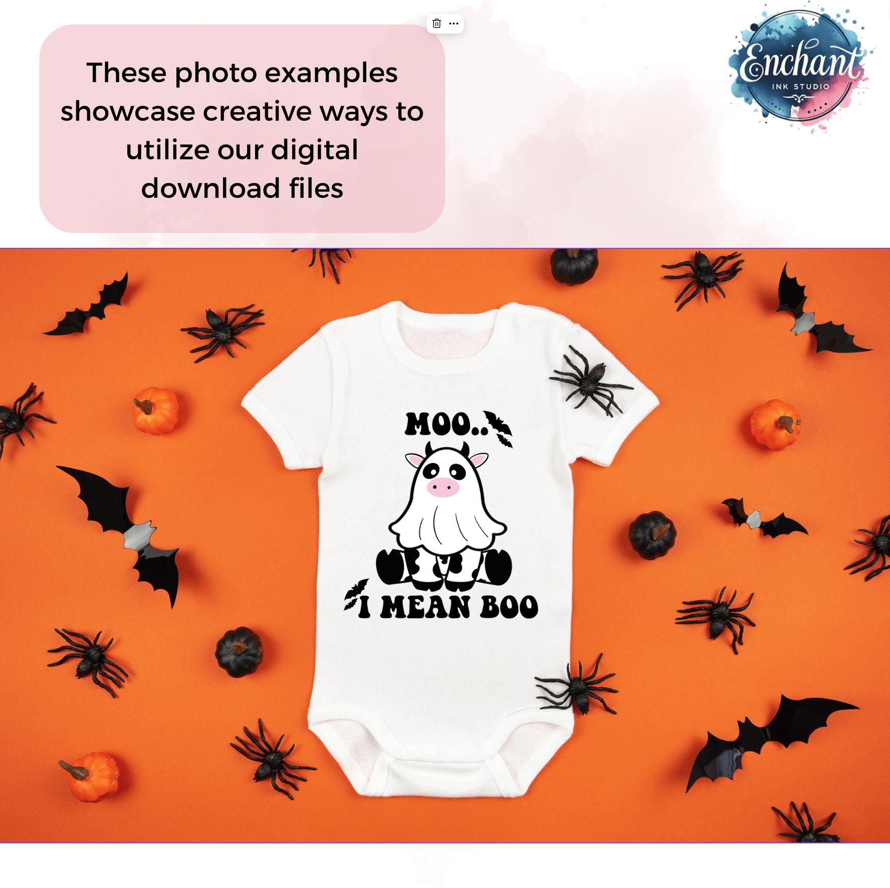 Moo I Mean Boo Svg | Ghost Cow Svg Png Jpg Pdf | Halloween Cow Svg ...