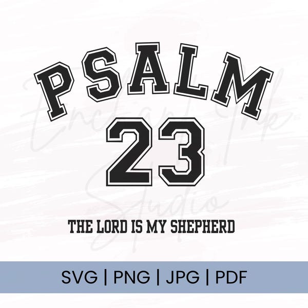 Psalm 23 Svg - Etsy