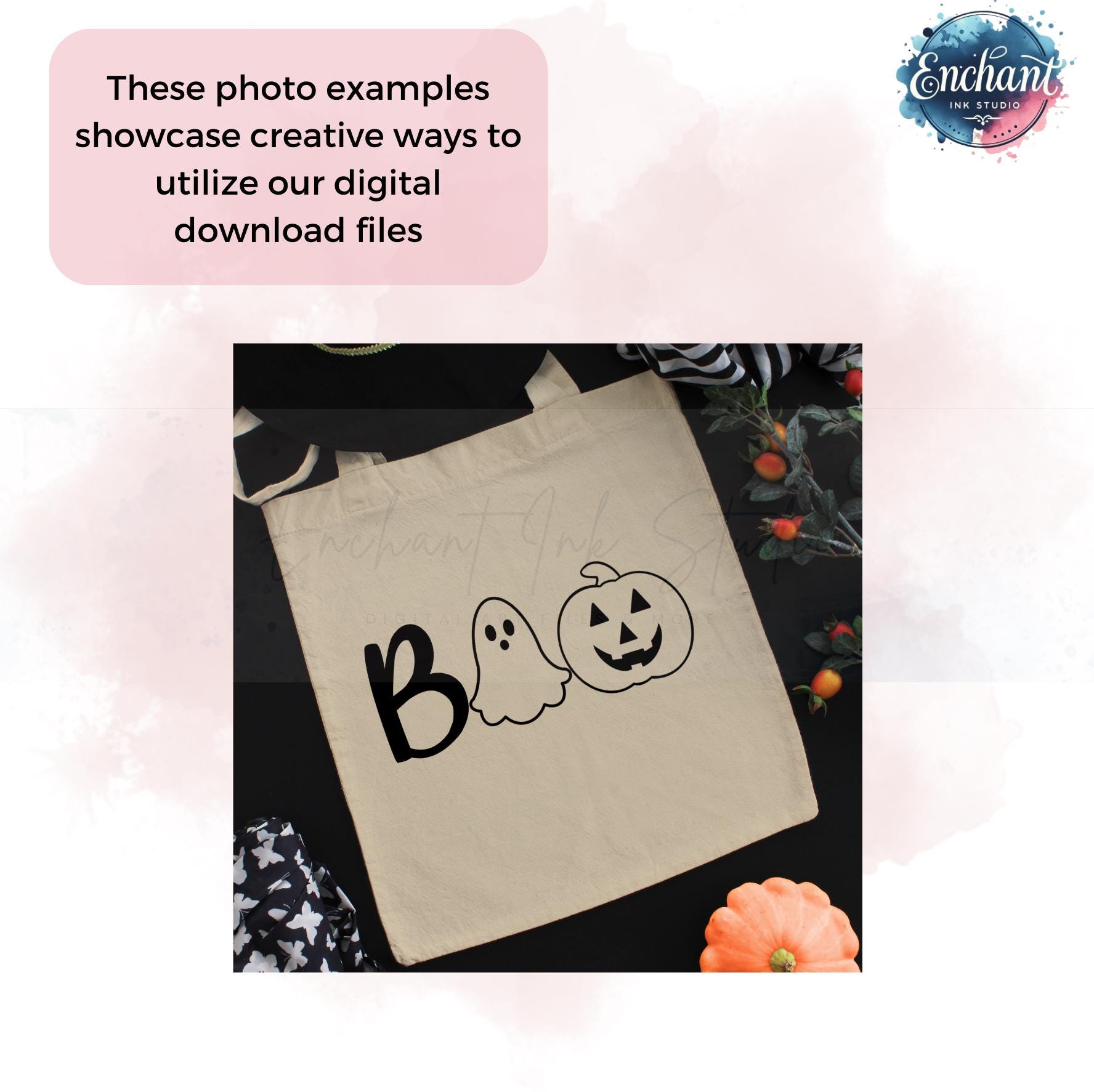 Boo Pumpkin Svg | Boo Pumpkin & Ghost Svg | Cute Halloween Svg | Boo ...