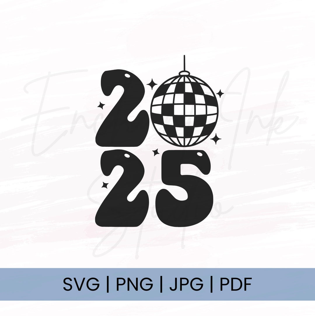 Happy New Year Svg | Graduation Svg | Senior Svg | Class of 2025 Svg ...
