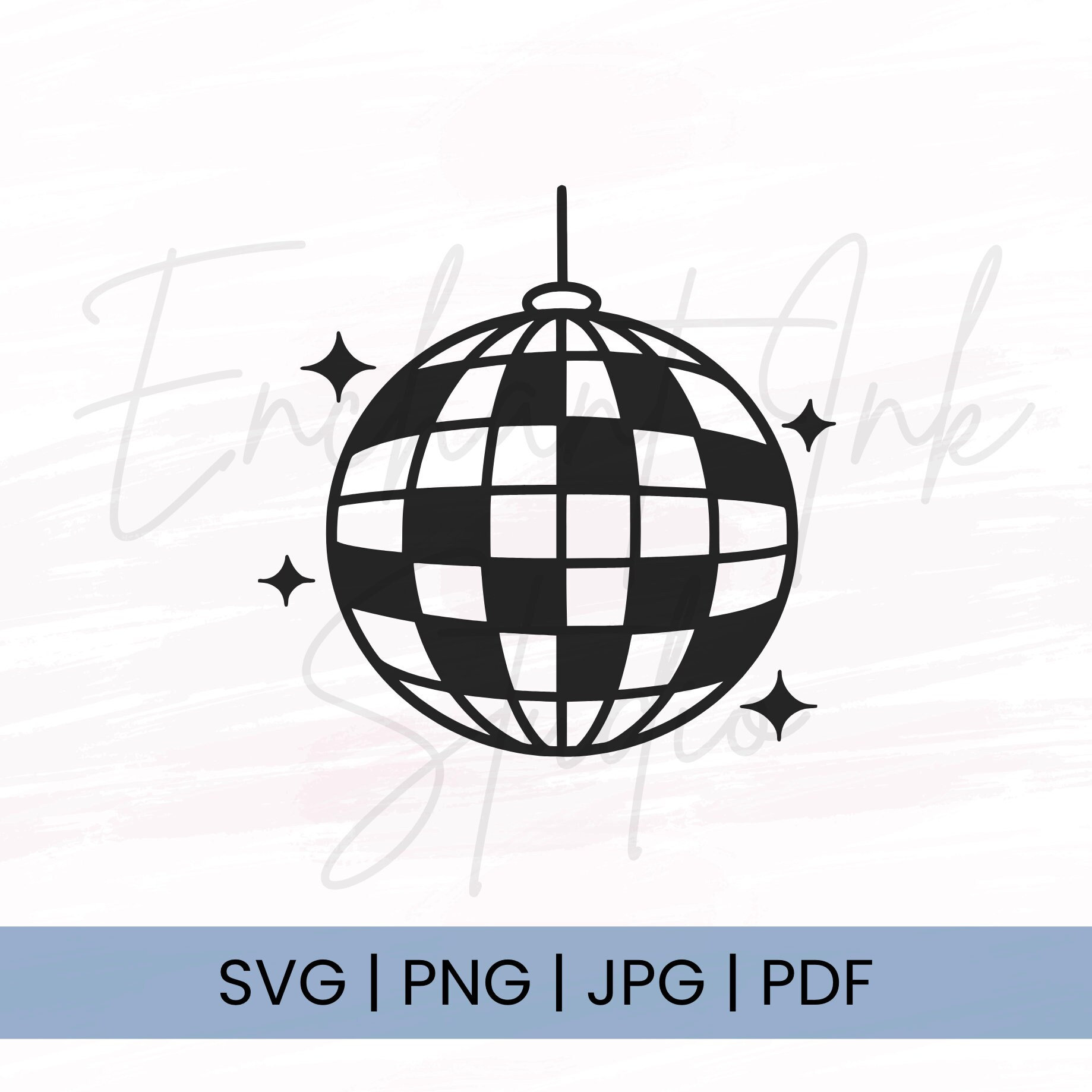 Disco Ball Svg Mirror Ball Svg Disco Mirror Ball Digital Download Etsy