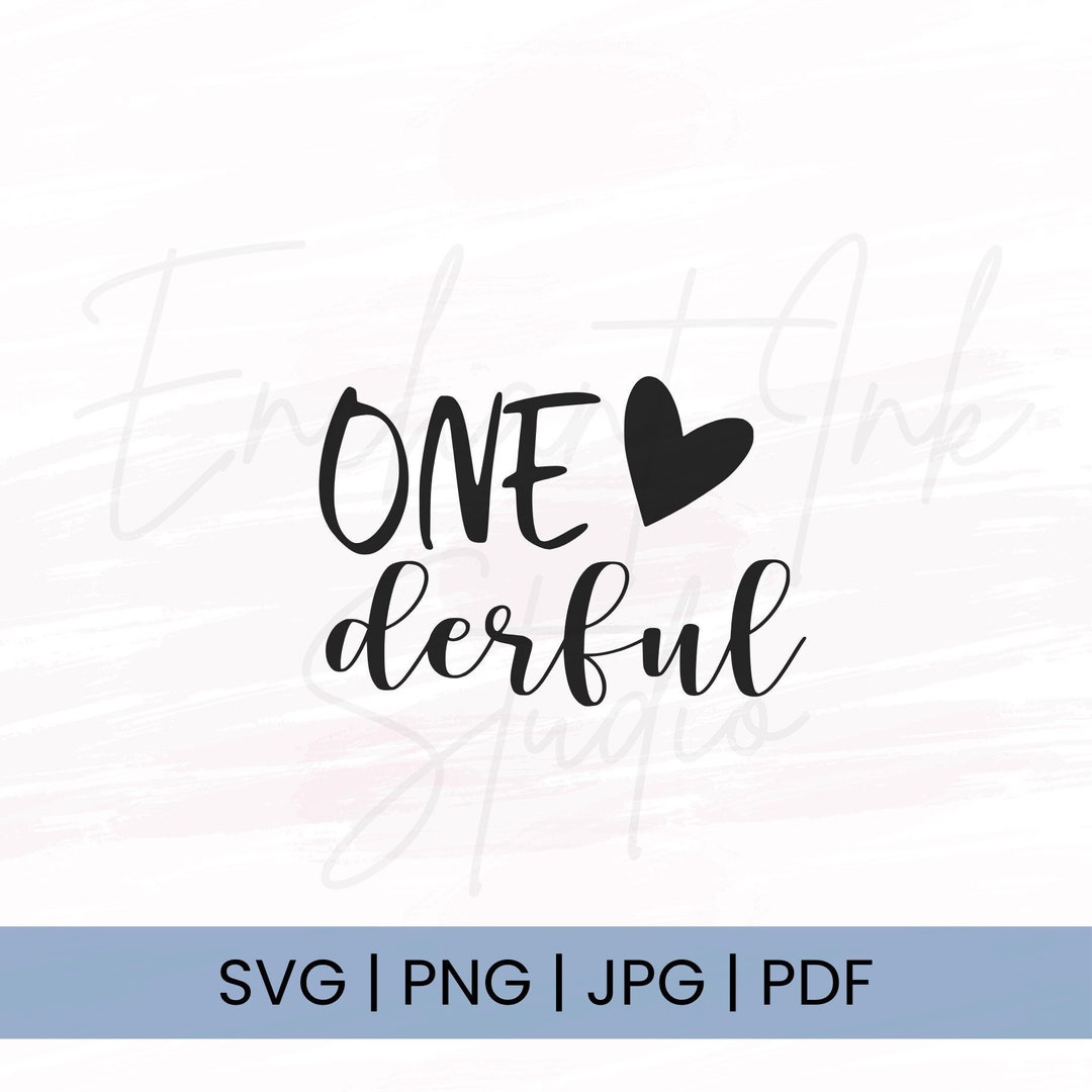 Onederful Svg | 1st Birthday Svg | First Birthday Png | Birthday Svg ...