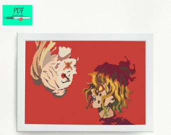 Demon Slayer Cross Stitch | Etsy Australia