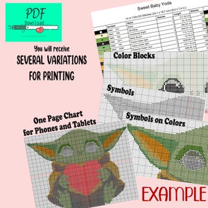 Inside Out Cross Stitch Pattern, Disgust Cross Stitch Pattern, INSTANT ...