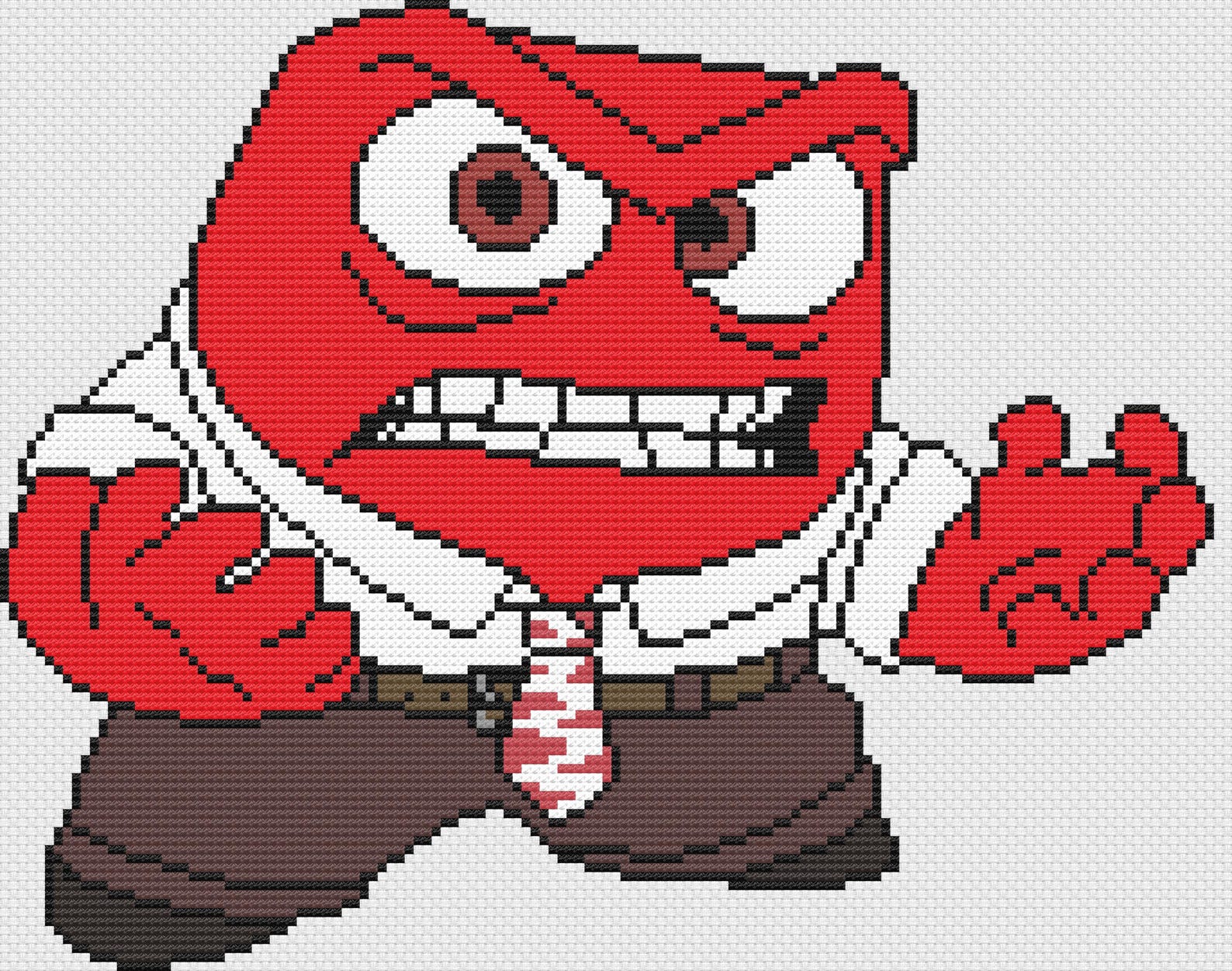 Inside Out Cross Stitch Pattern, Anger Cross Stitch Pattern, INSTANT ...