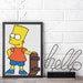 Bart Simpson Cross Stitch Pattern, the Simpsons Cross Stitch Pattern ...