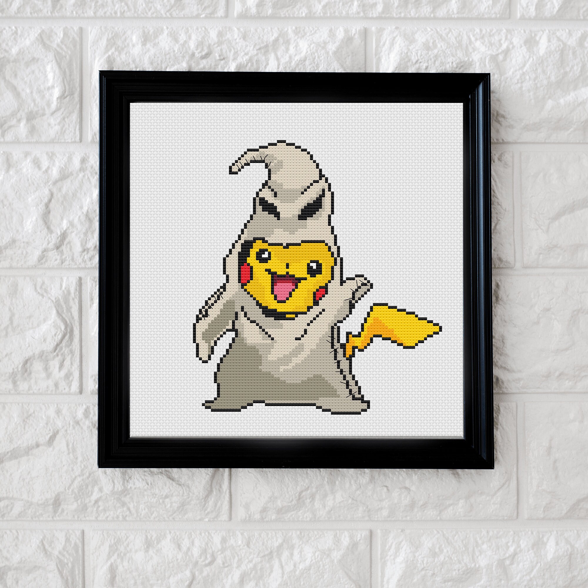 Pikachu Cross Stitch Pattern, Pokemon Cross Stitch Pattern, INSTANT ...