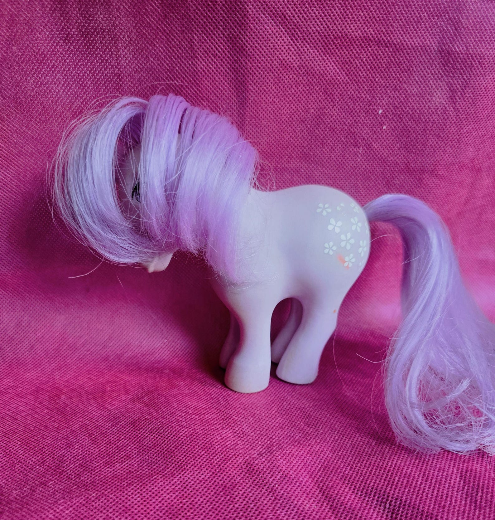 G1 My Little Pony Blossom Vintage Original Six 1982 MLP Flower Purple ...