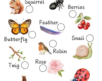 3 Digital I-spy Charts for Children | Road Trip| Farm | Beach - Etsy