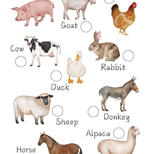 3 Digital I-spy Charts for Children | Road Trip| Farm | Beach - Etsy