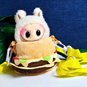 Burger Outfit for Labubu Doll, Labubu Doll Clothes, Macaron Labubu ...