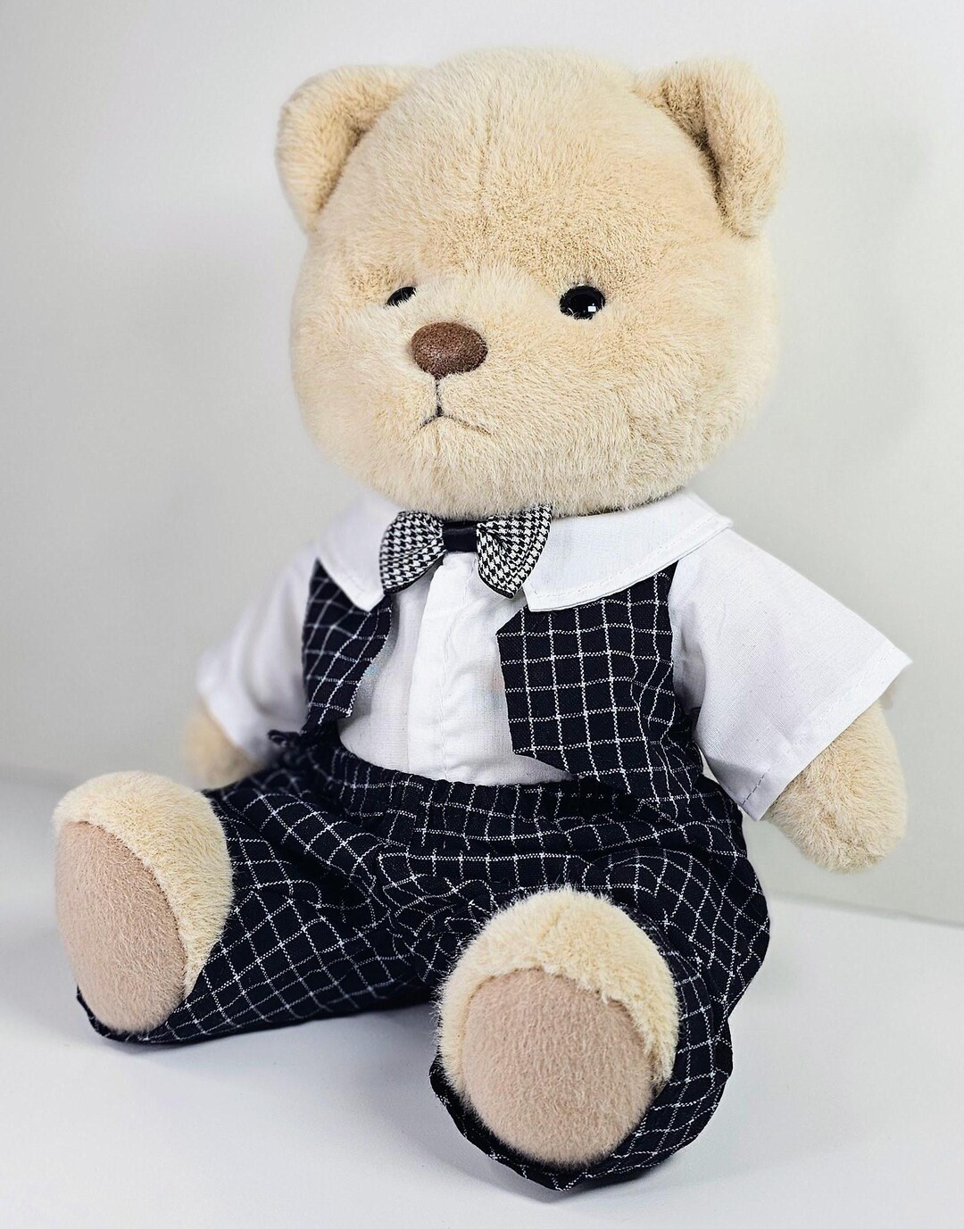 Plaid Checkered Outfit, Luna Bear Clothes, Cute Bear, Bear Dress, Bear ...