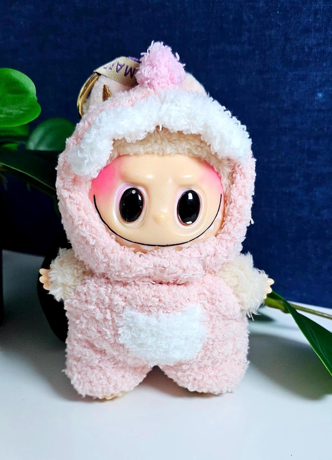 Pink Dragon for Labubu Doll, Labubu Doll Clothes, Macaron Labubu, Cute ...