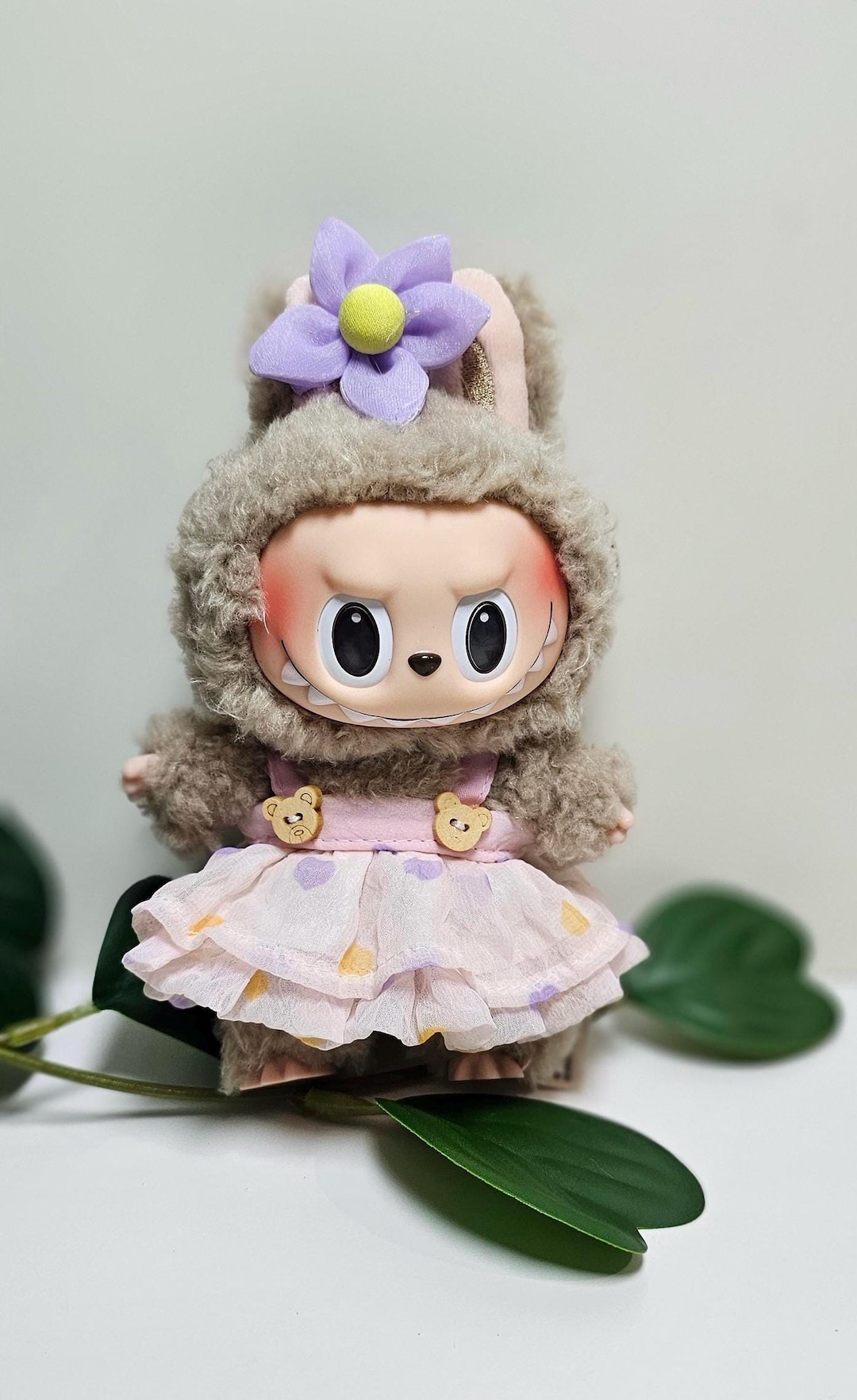 Spring Pink Dress for Labubu Doll, Labubu Doll Clothes, Macaron Labubu ...
