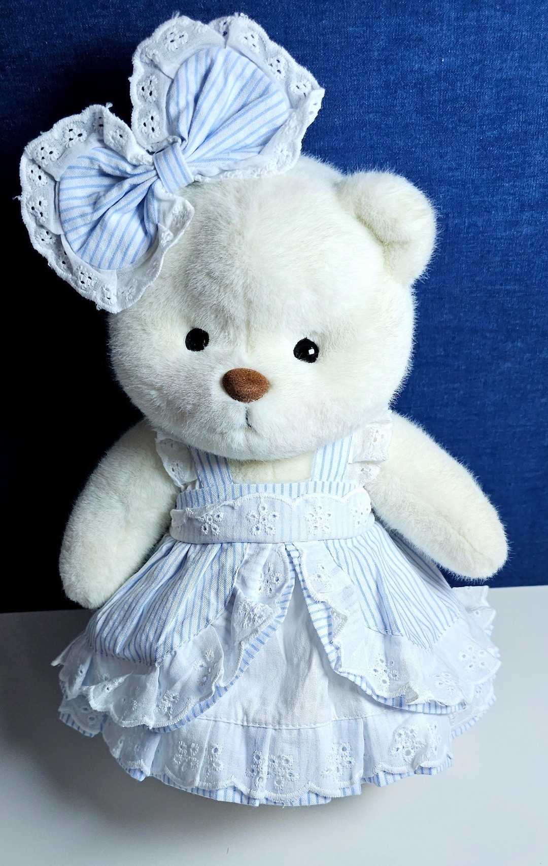 Blue Dress, Bear Costume, Luna Bear Clothes, Cute Bear, Bear Dress ...