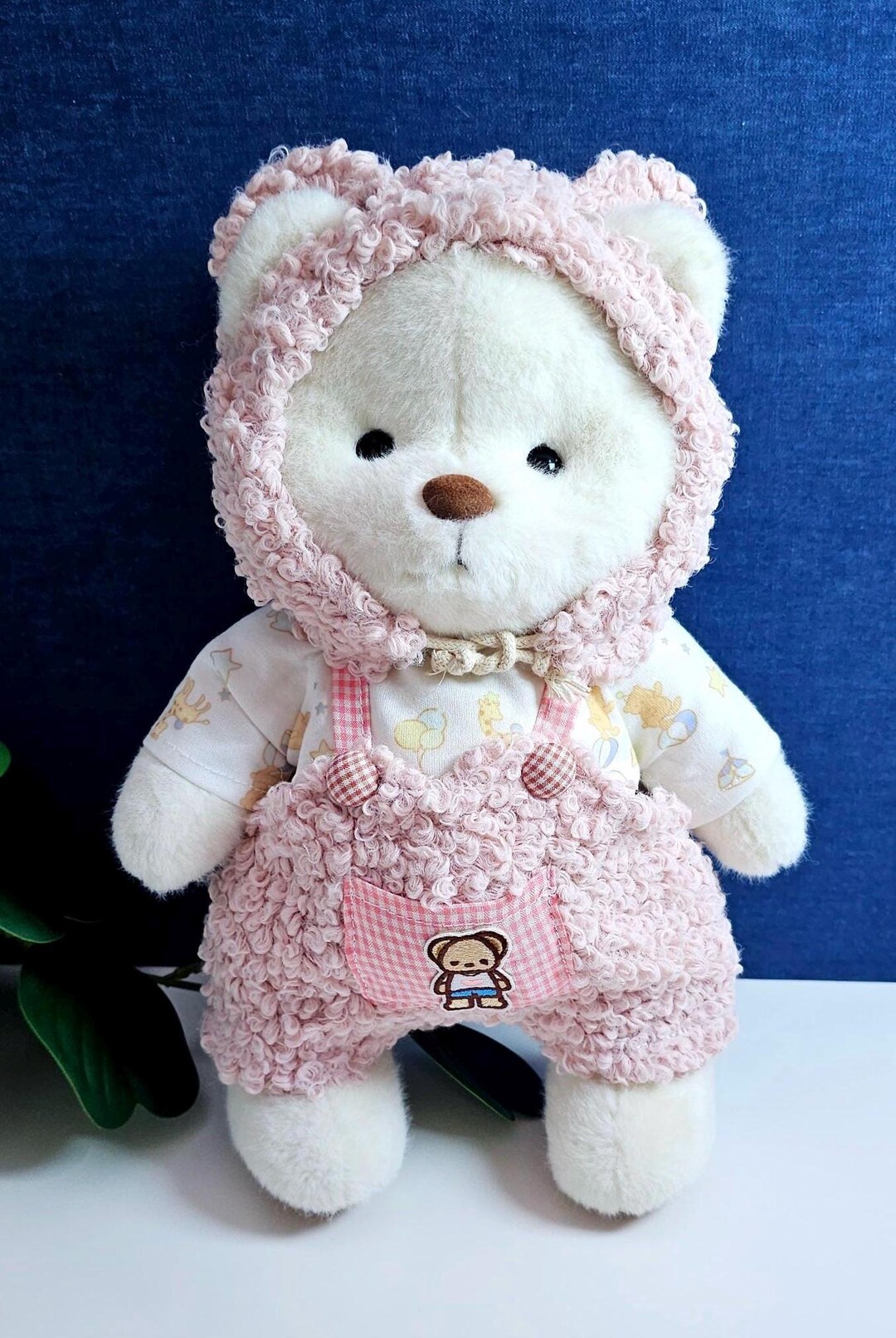 Pink Fuzzy Bear Outfit, Luna Bear Clothes, Cute Bear, Bear Dress, Bear ...