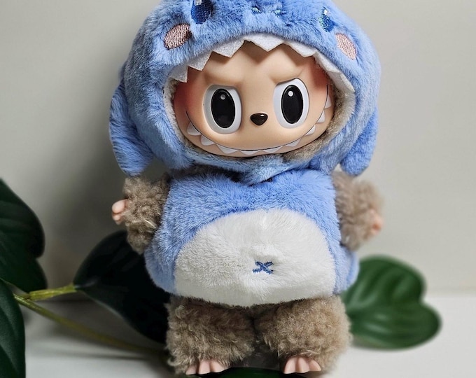 Shark Costume for Labubu Doll, Labubu Doll Clothes, Macaron Labubu ...