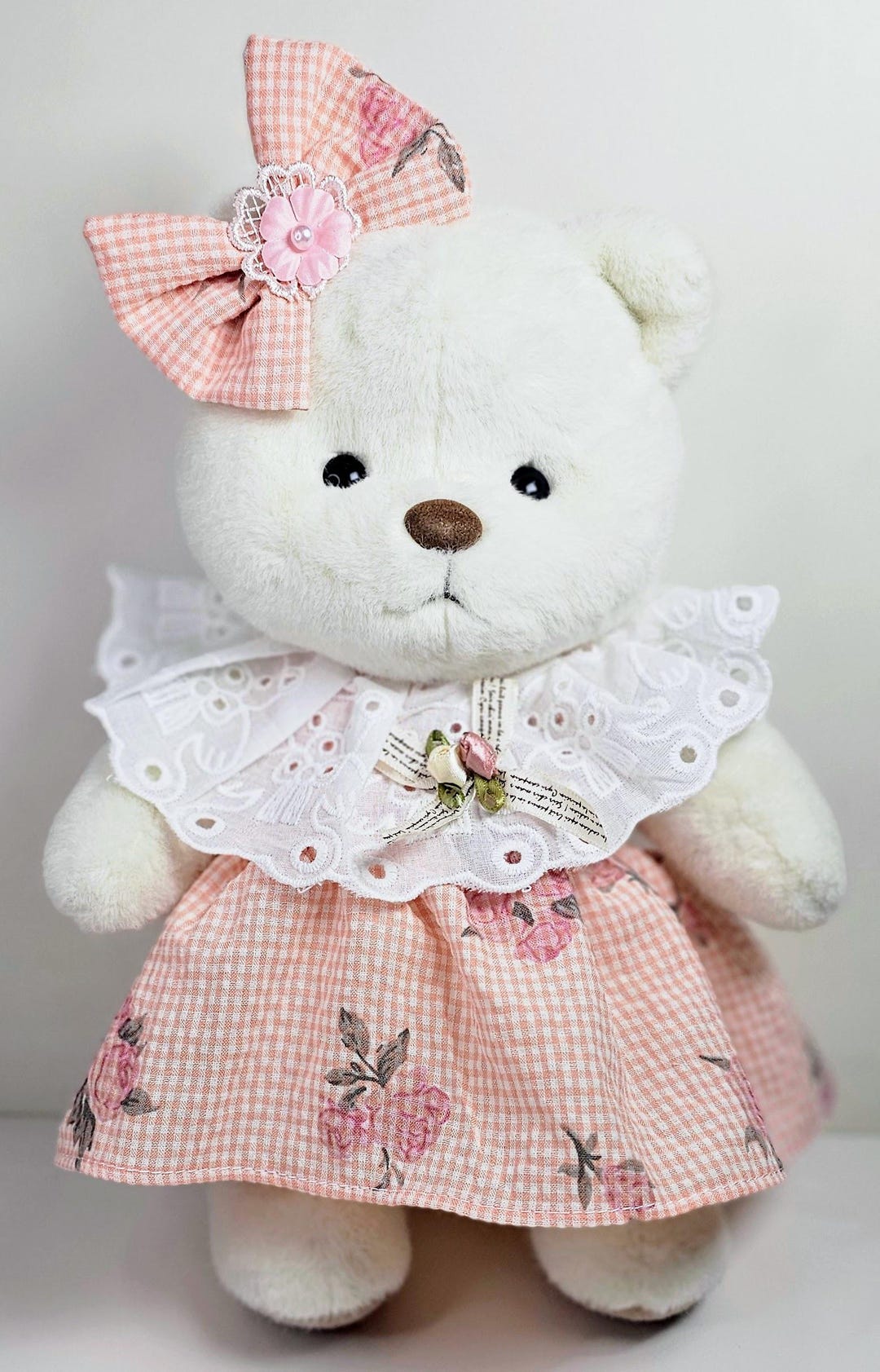 Rose Dress for Luna Bear and CPK Doll, Luna Bear Clothes, Cute Bear ...