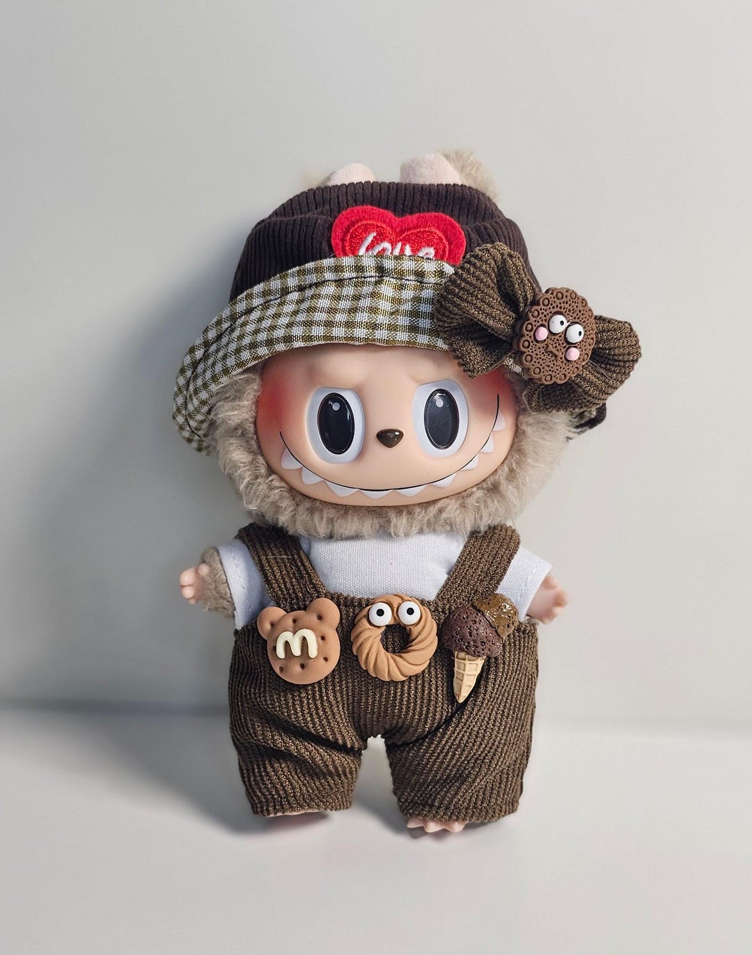 Choco Candy Outfit for Labubu Doll, Labubu Doll Clothes, Macaron Labubu ...