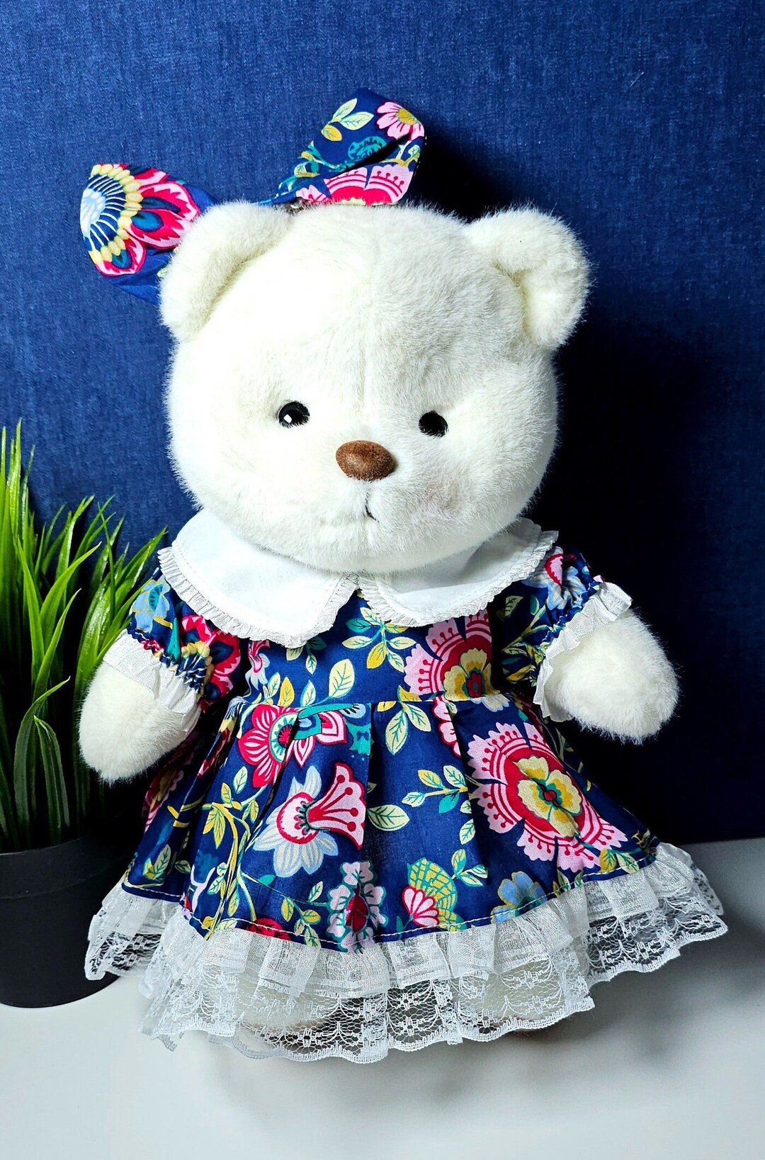 Flower Dress, Luna Bear Clothes, Cute Bear, Bear Dress, Bear Outfit ...