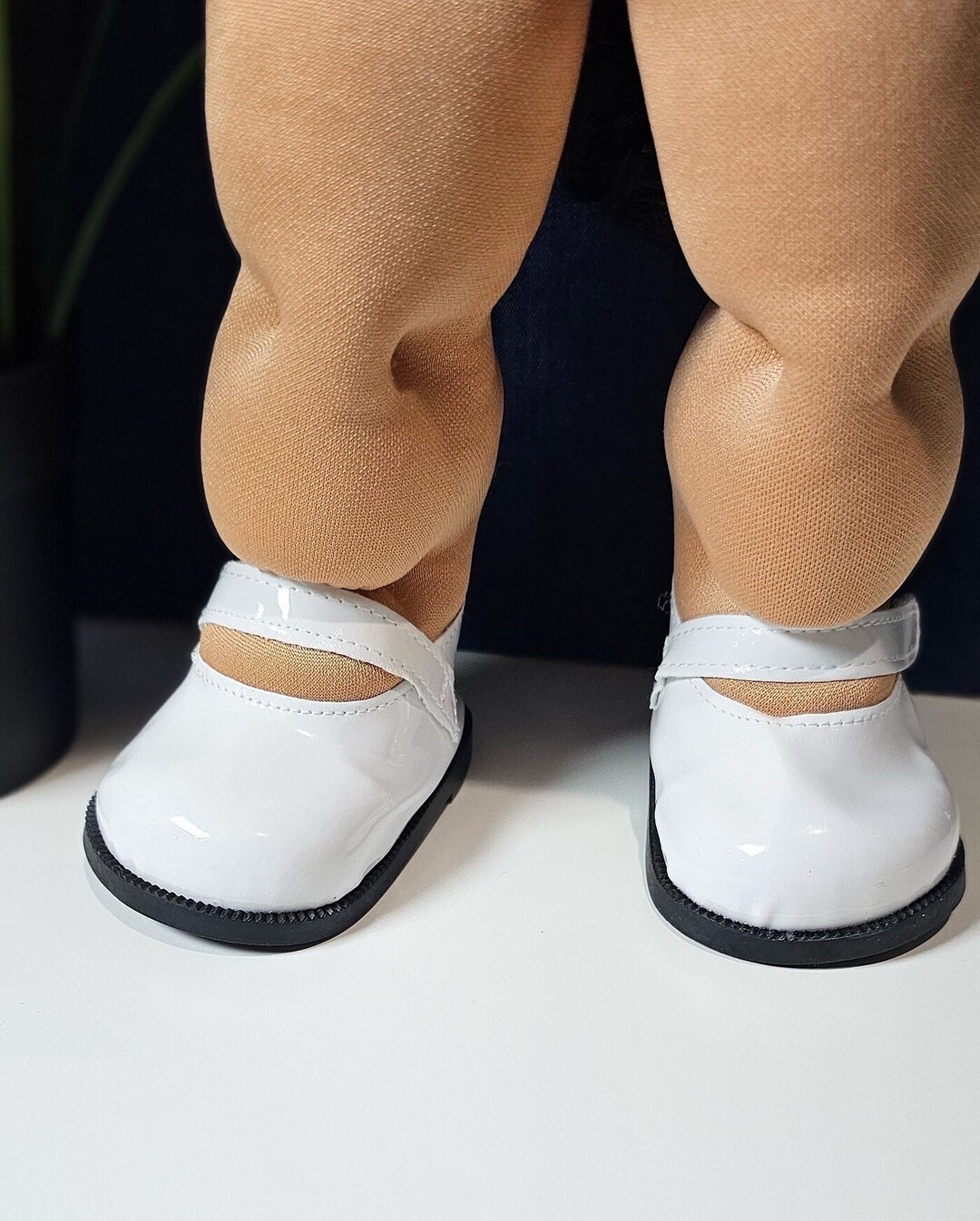 White Bear Shoes, Luna Bear Shoes, CPK 14”/cabbage Patch Kid Shoes - Etsy