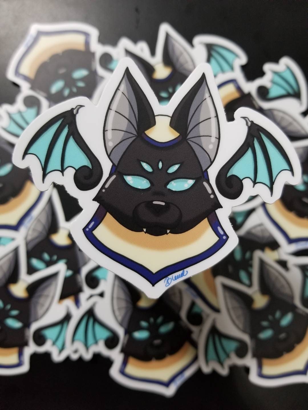 Anubis Demon Wing Sticker - Etsy