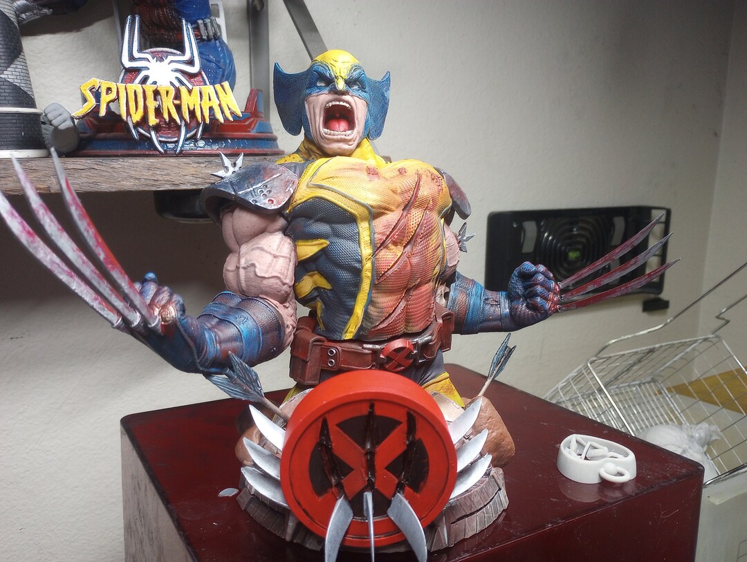 Wicked 3d Wolverine Bust - Etsy