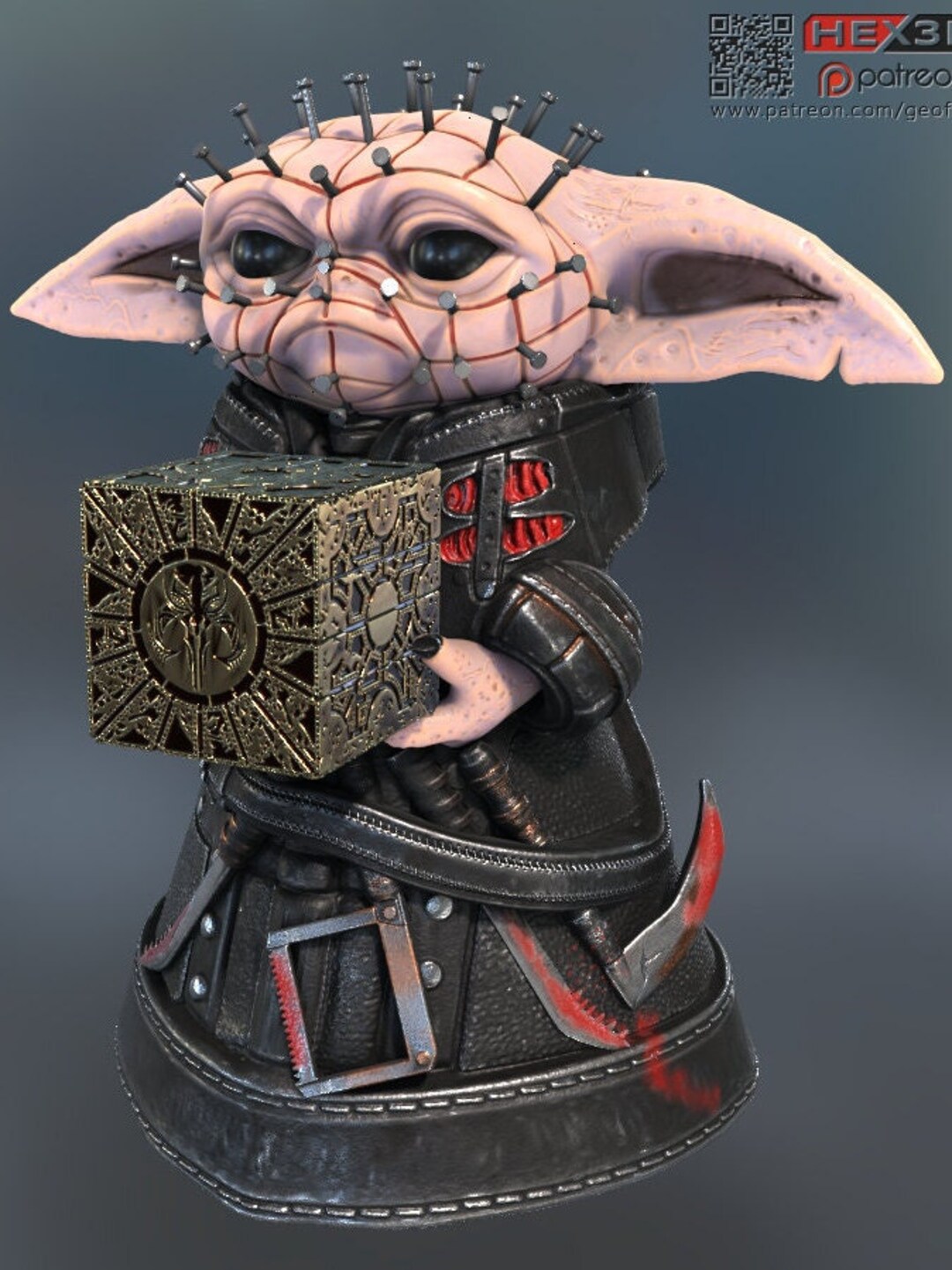 Grogu Pinhead - Etsy