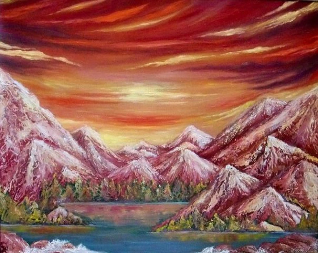 Original Oil Painting on Canvas 20”x16”/ Colorado Art/home Decor/wall ...