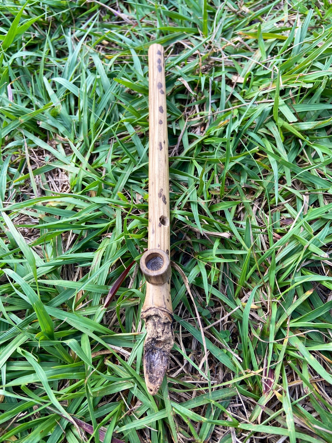 Bamboo Arrowhead Smoke Pipe and Ornamental Piece Pipe - Etsy