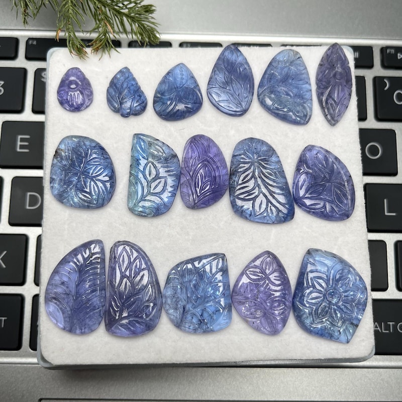 Tanzanite Fancy Carvings - Etsy